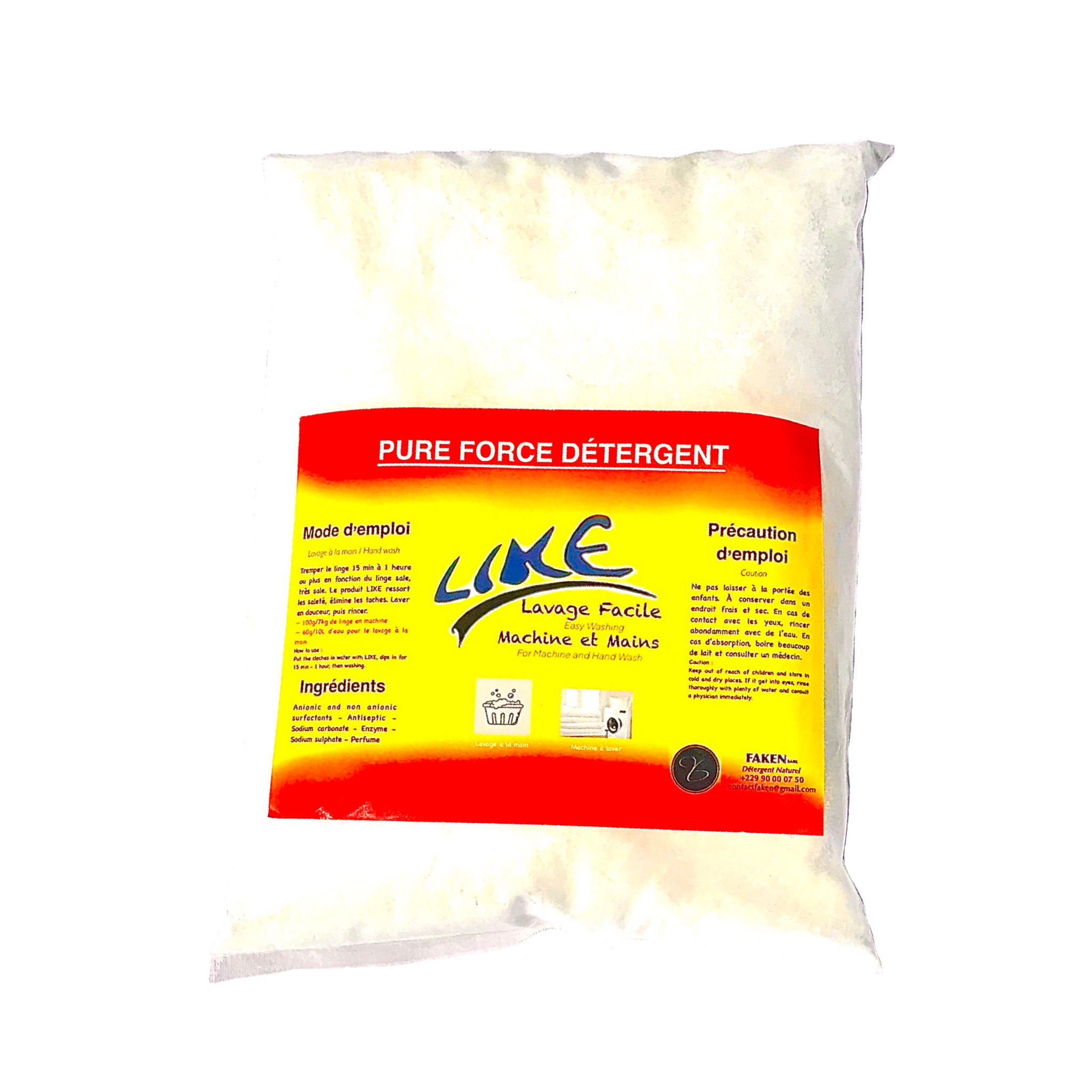 LIKE - Pure force détergent (lessive poudre)